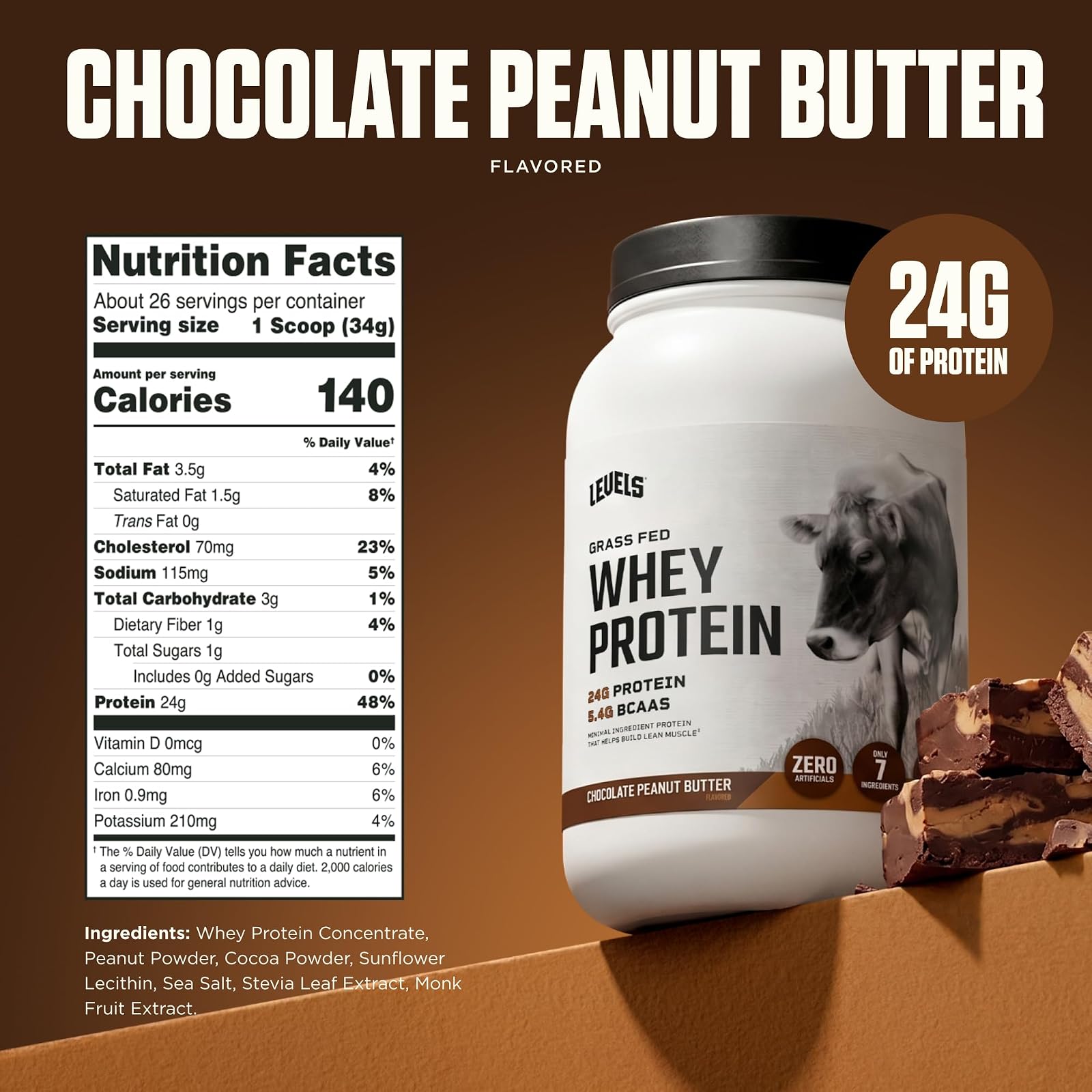 chocolate peanut butter protein supplement