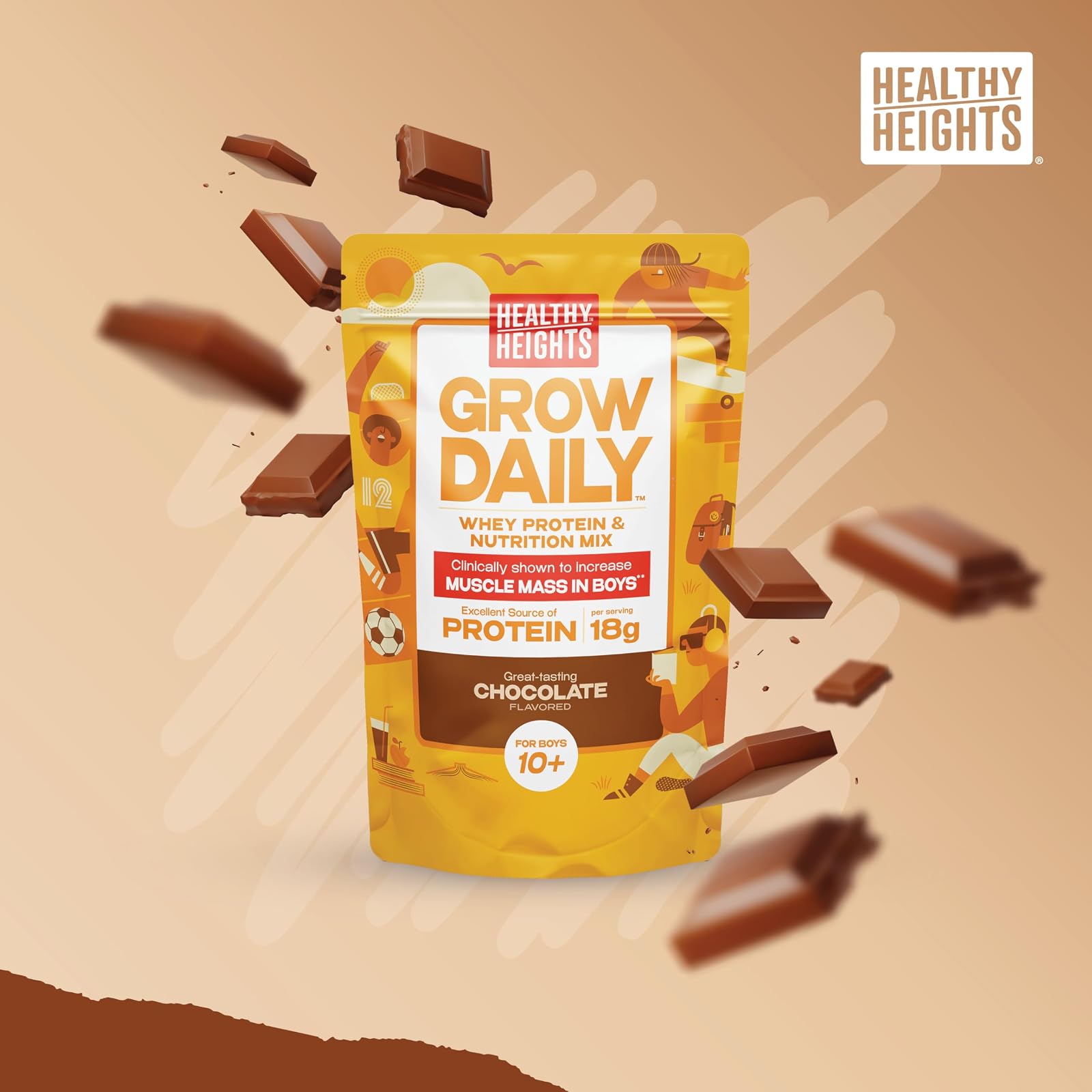 chocolate plant protein drink for kids