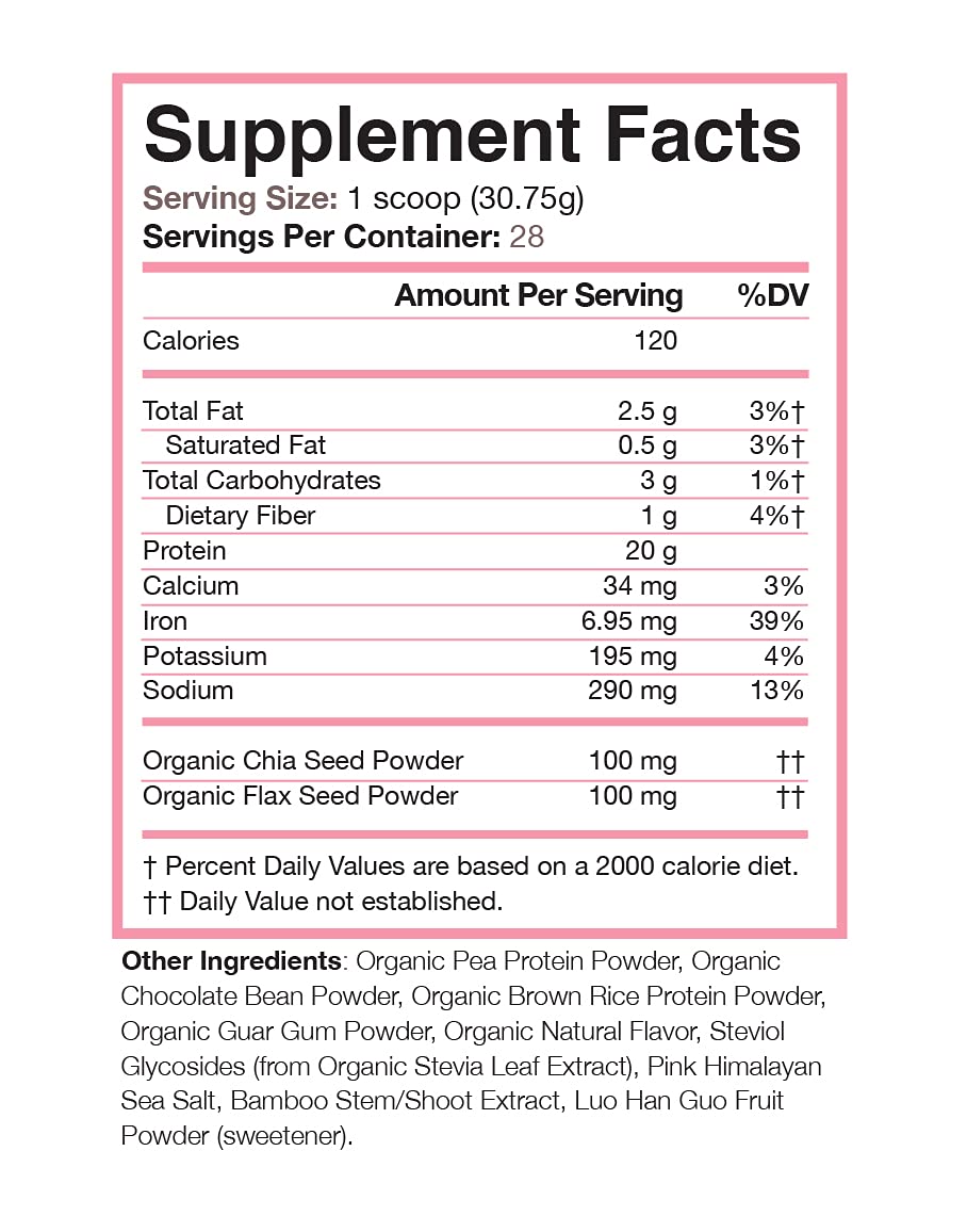 chocolate plant protein for smoothies
