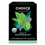 Choice Organics peppermint tea bags