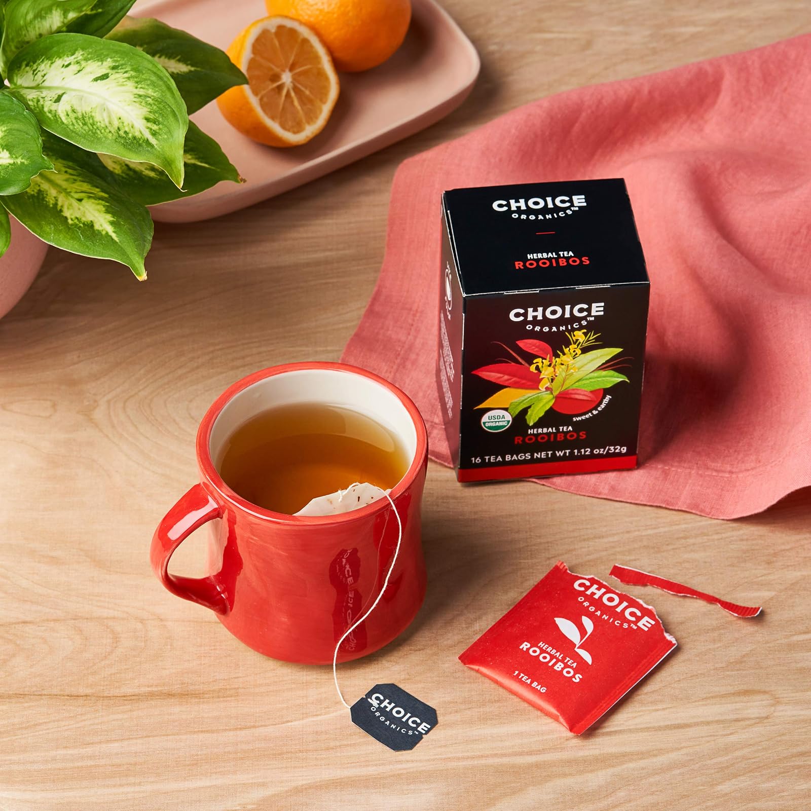 Choice Organics rooibos tea benefits