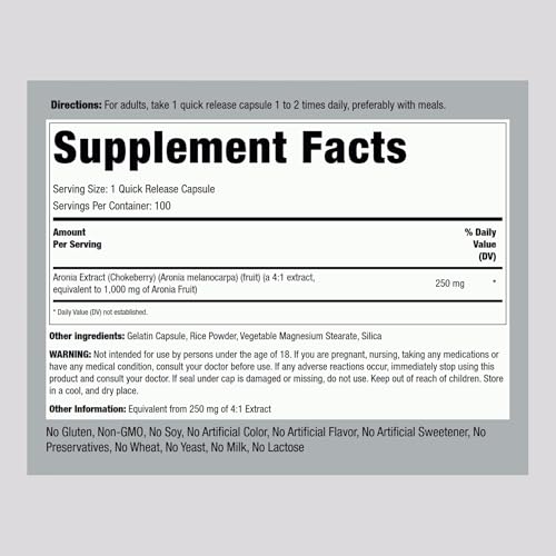 Chokeberry extract for immune support