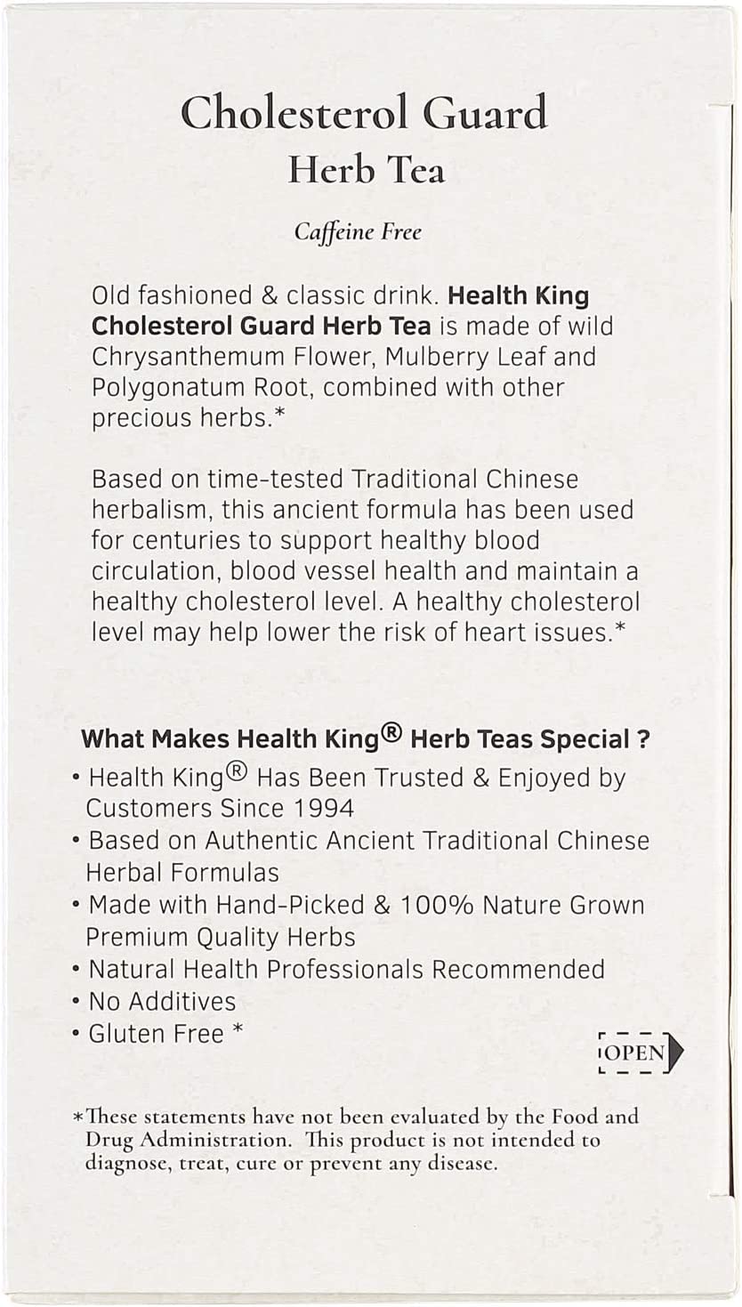 Cholesterol guard dandelion tea bags