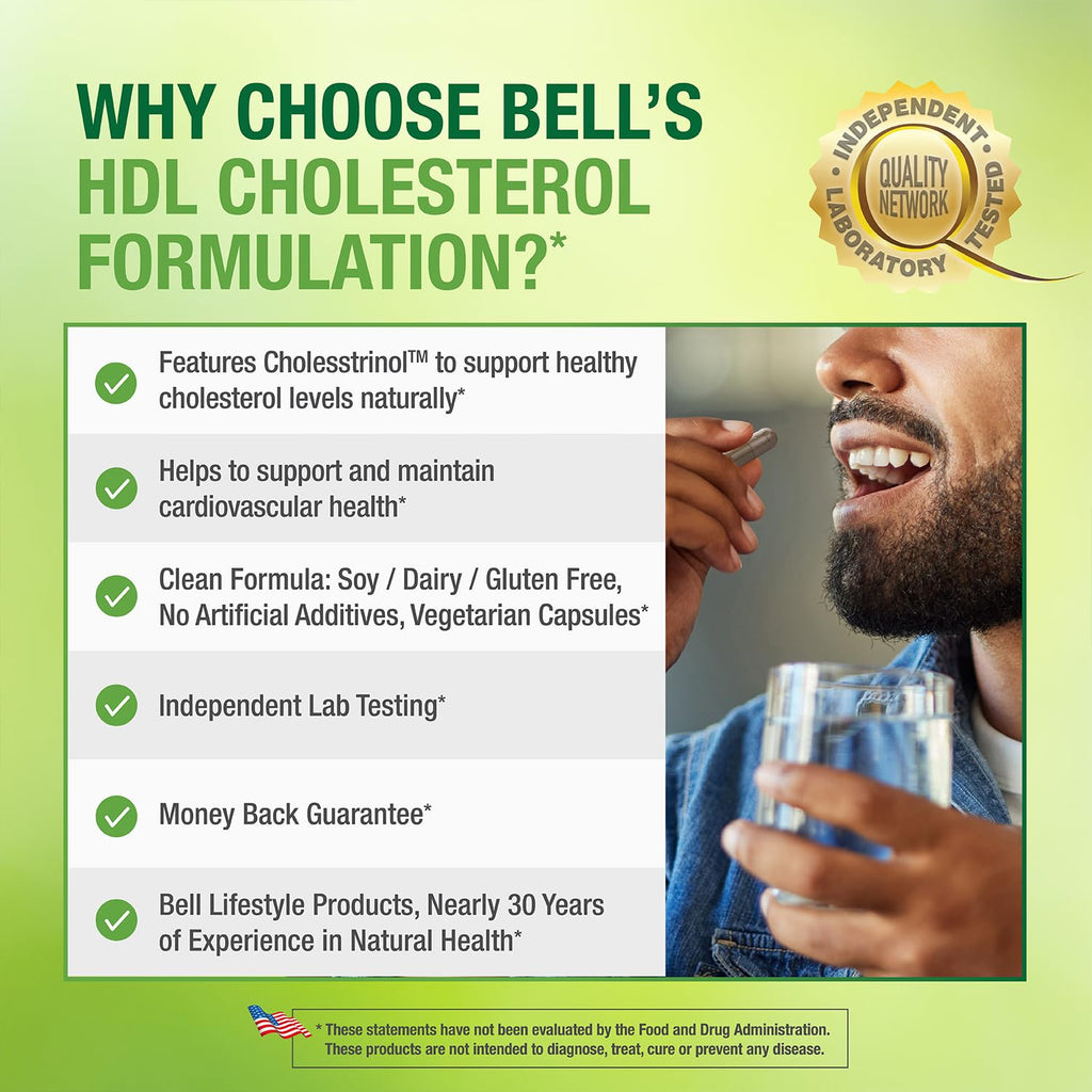 cholesterol health with Bell HDL formula