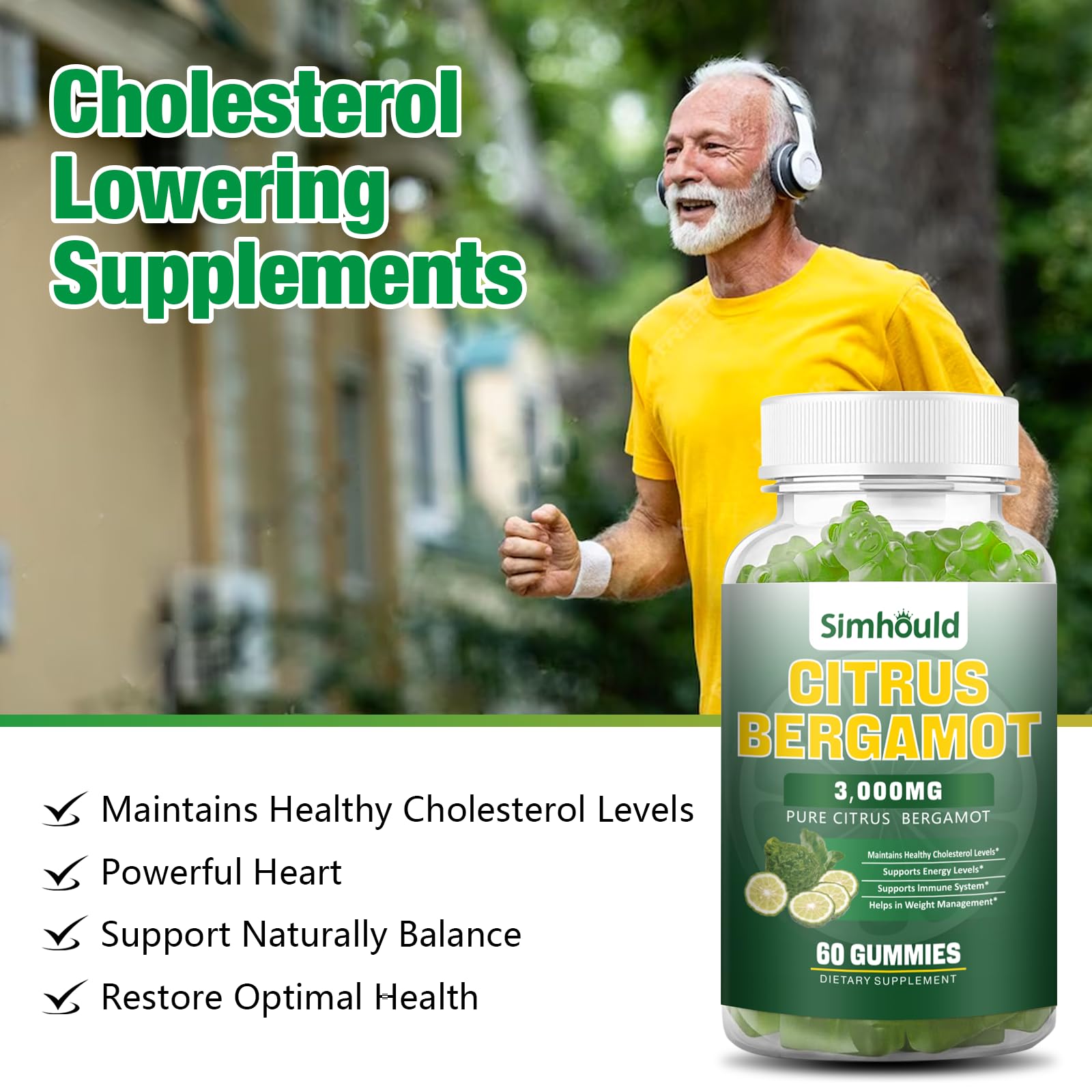 Cholesterol lowering gummies for adults