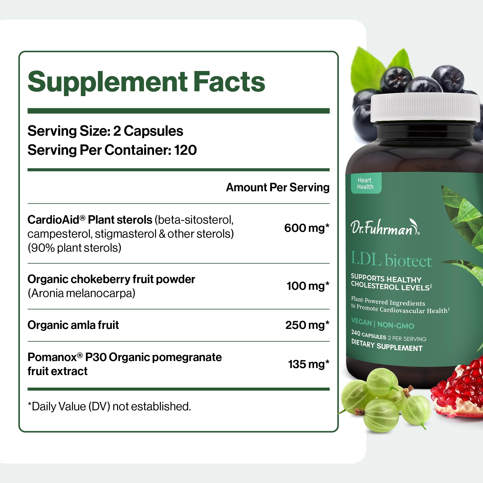 cholesterol management with blended nutrients