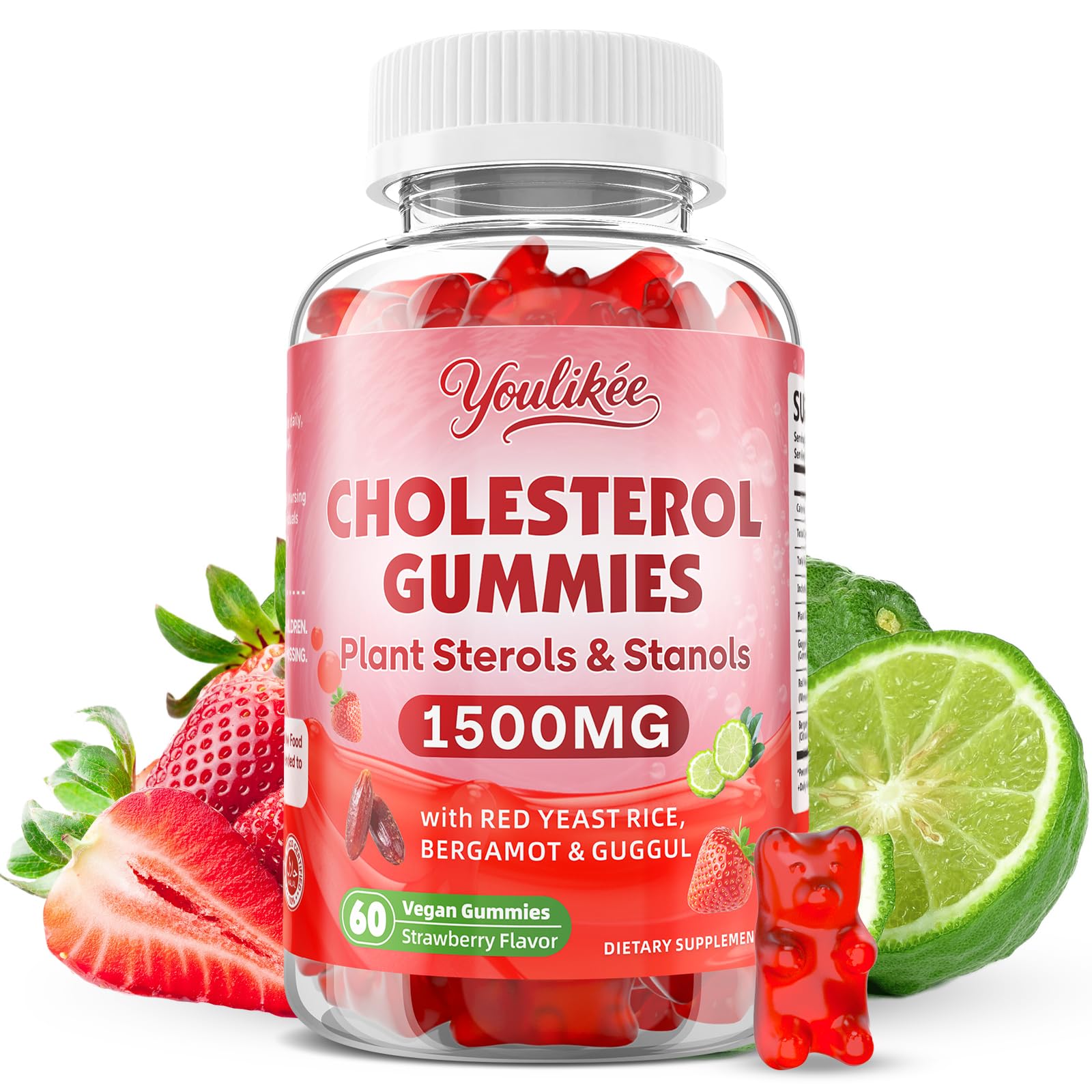 Cholesterol supplements gummies for heart health