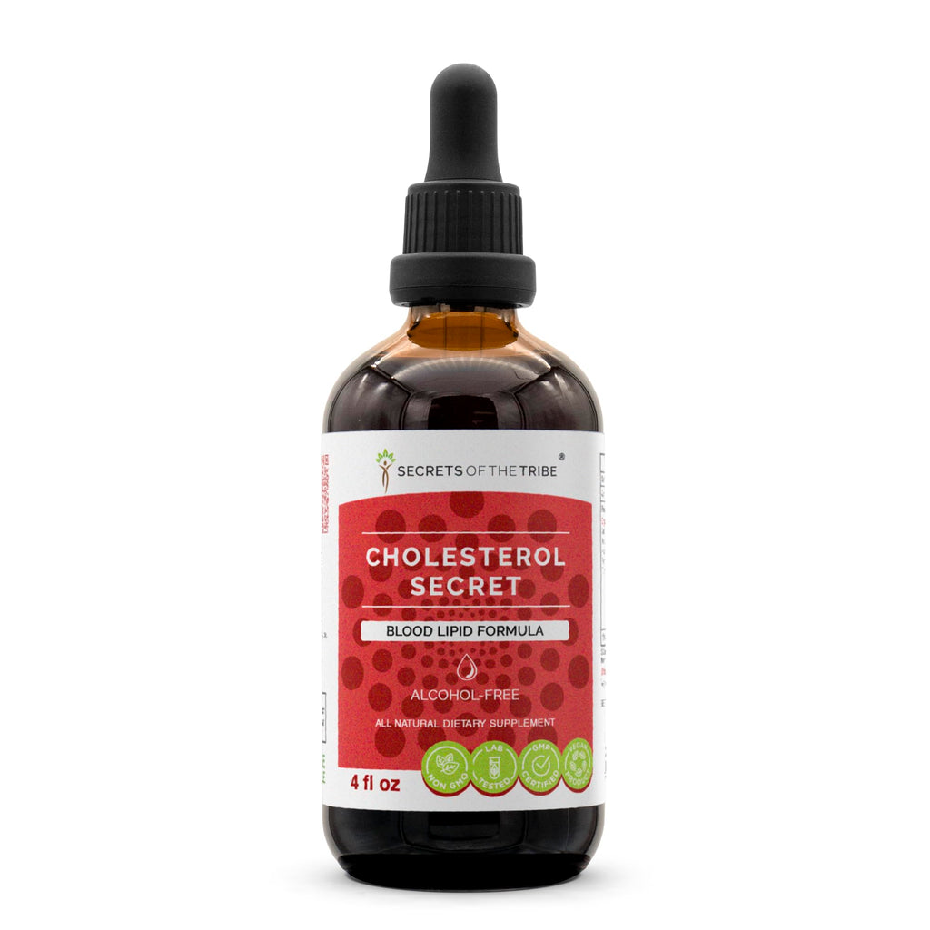Cholesterol support herbal supplement drops