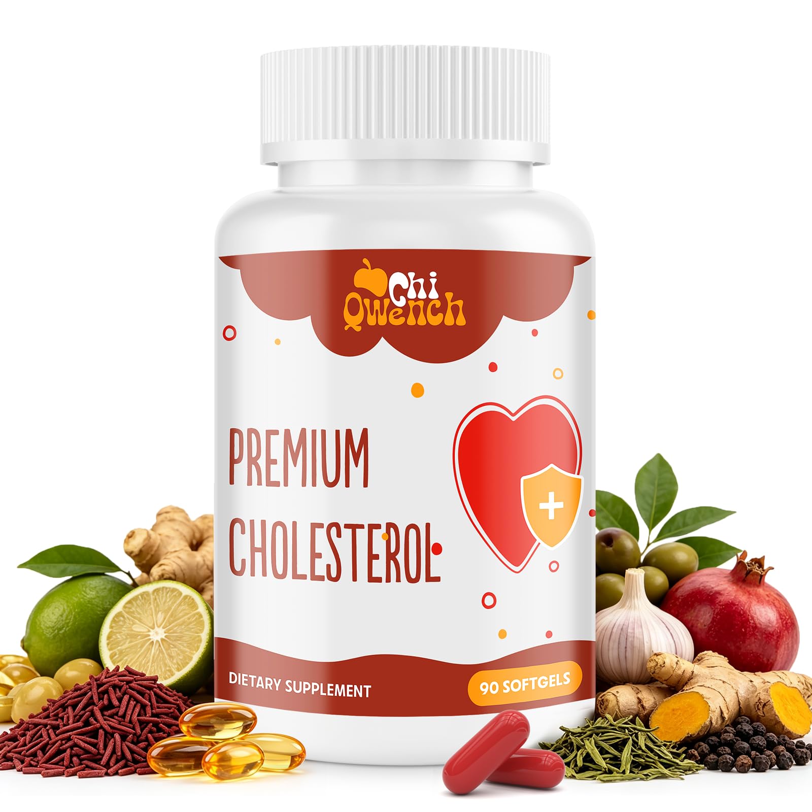 Cholesterol support supplements for heart health