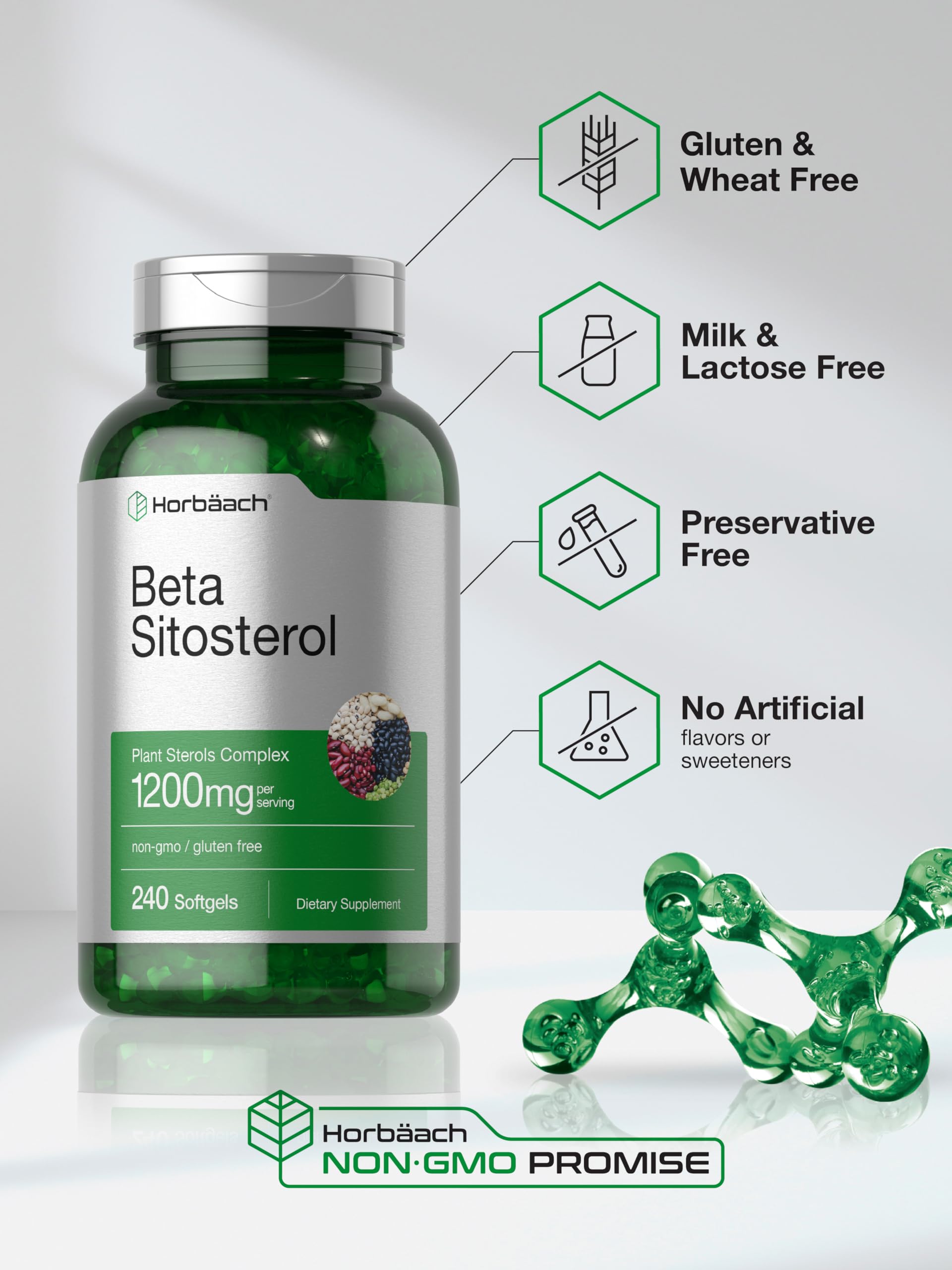 cholesterol support with beta sitosterol