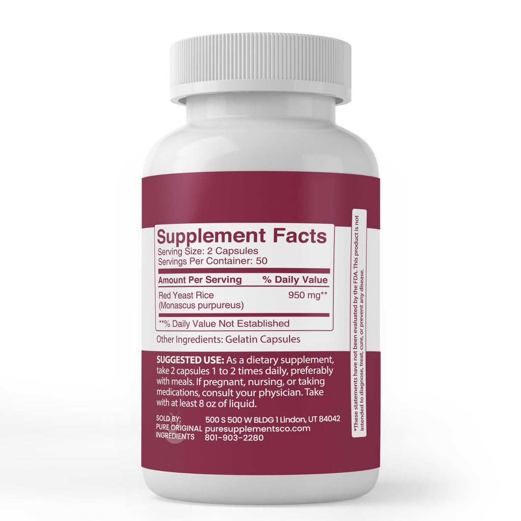 cholesterol support with red yeast rice