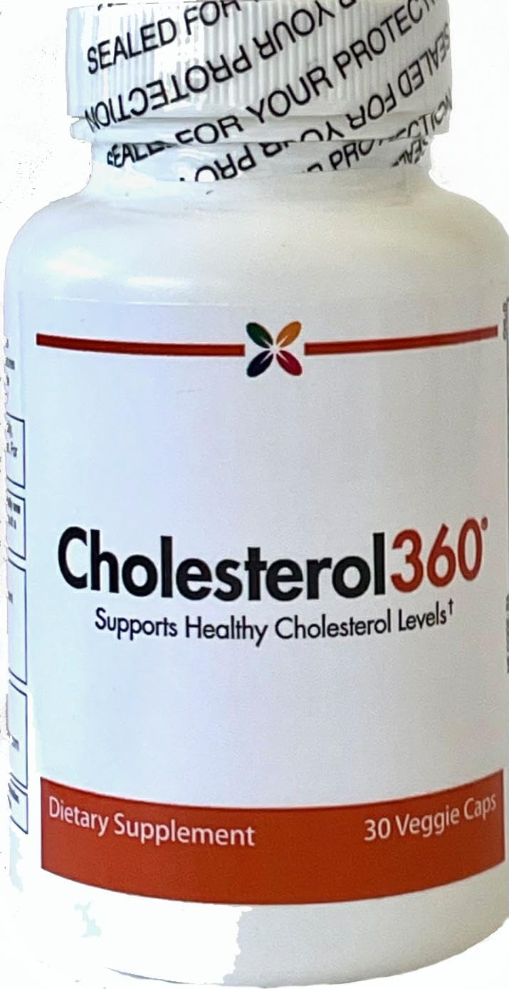 Cholesterol360 veggie capsules for heart health