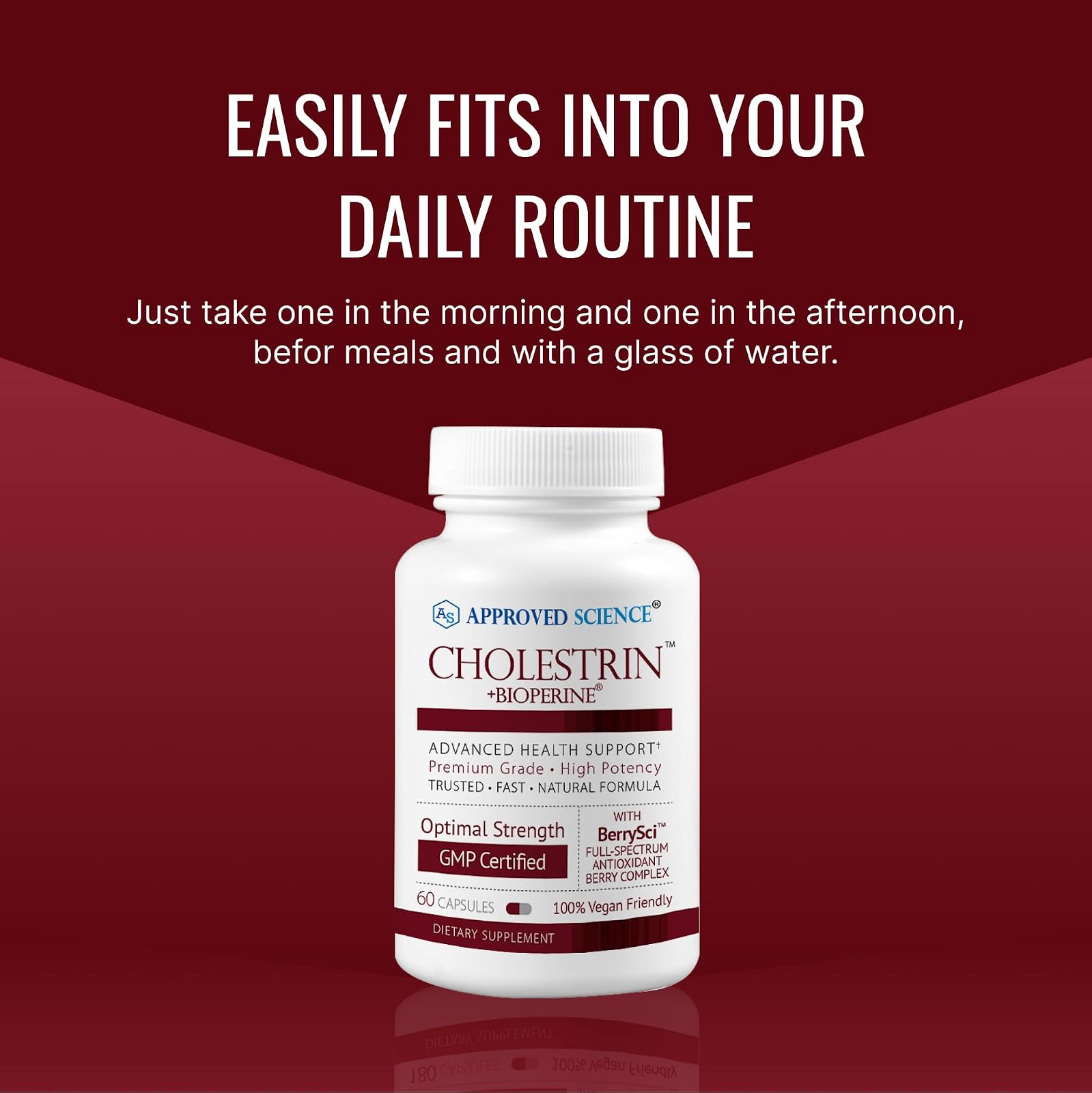 Cholestrin vitamins for overall health boost