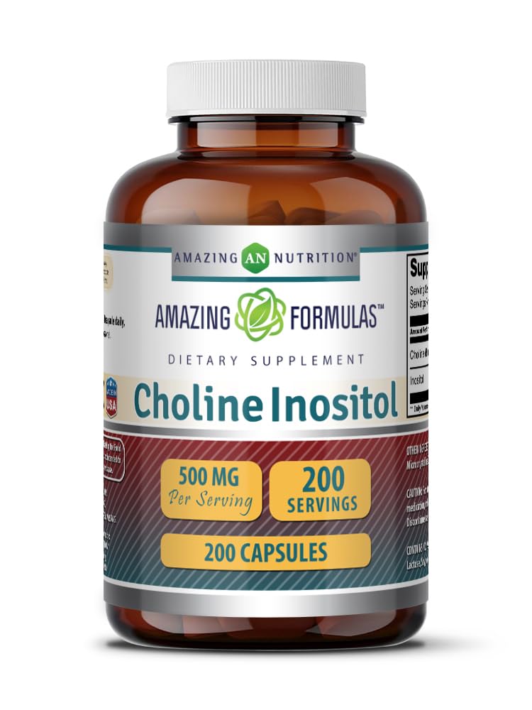 Choline and Inositol 500 mg capsules