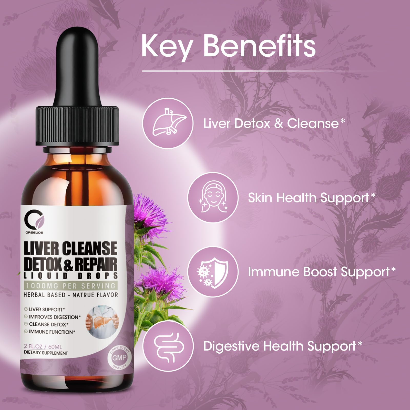 choline and milk thistle combination