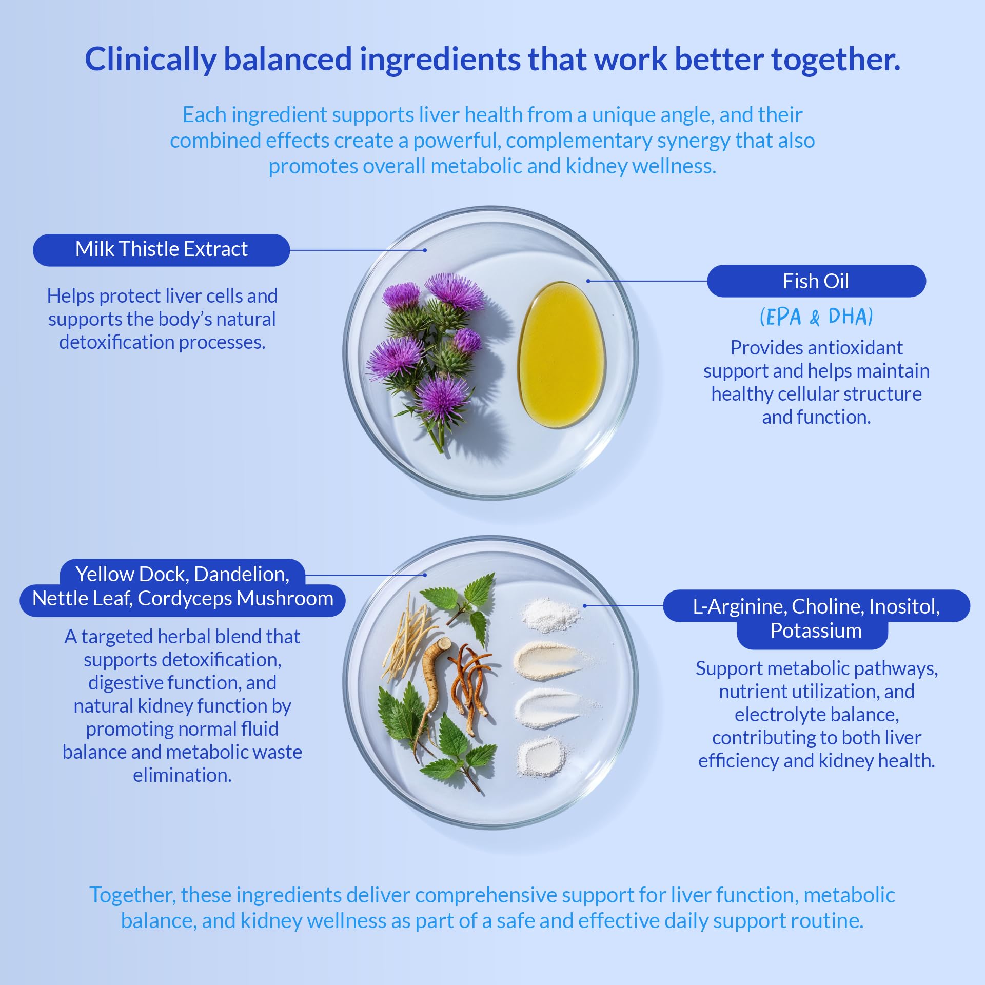Choline and milk thistle for dogs