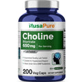Choline Bitartrate 650 mg capsules