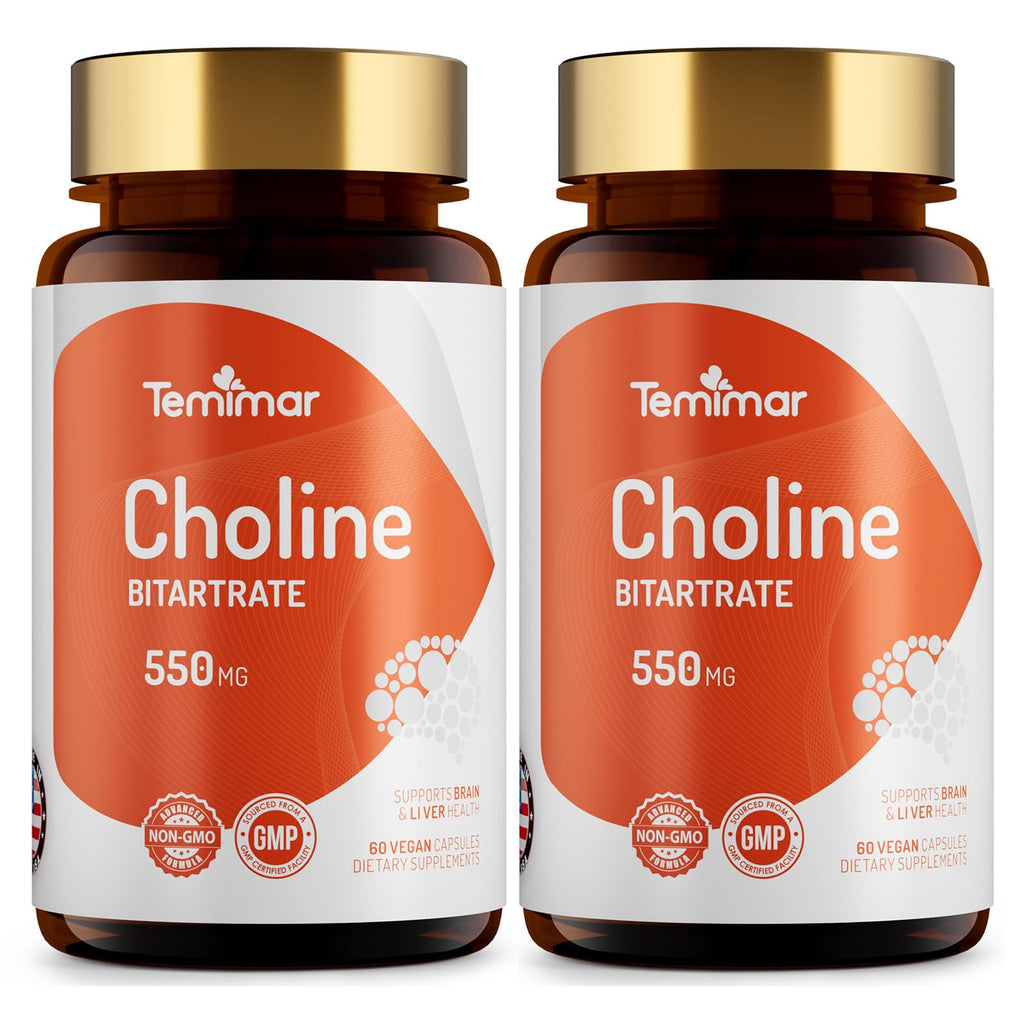 Choline Bitartrate capsules for brain health