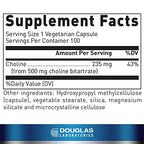 Choline Bitartrate for cognitive support