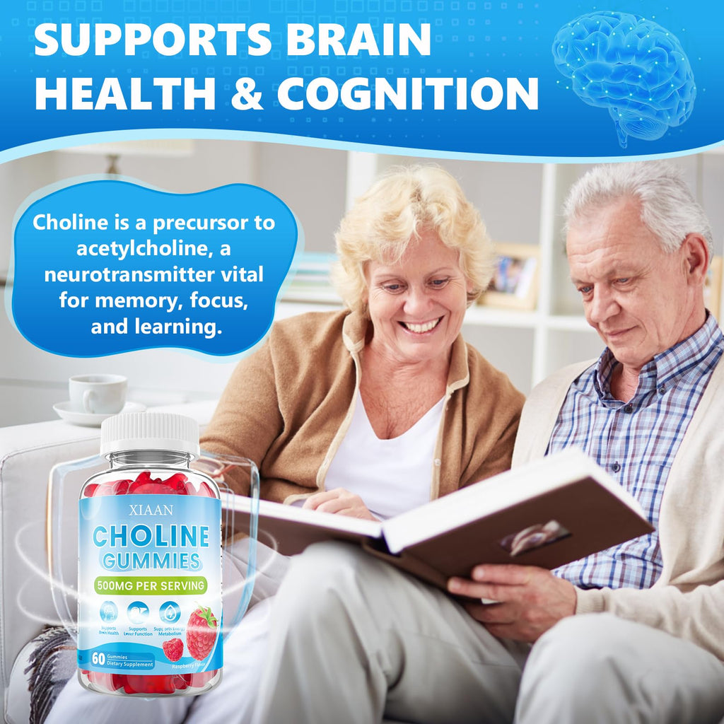 Choline Bitartrate gummies for cognitive support
