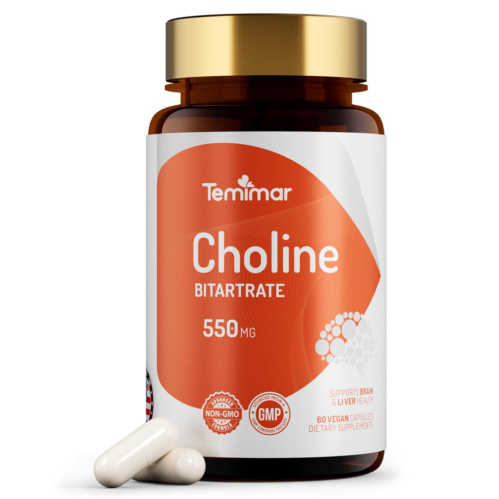 Choline Bitartrate vegan capsules
