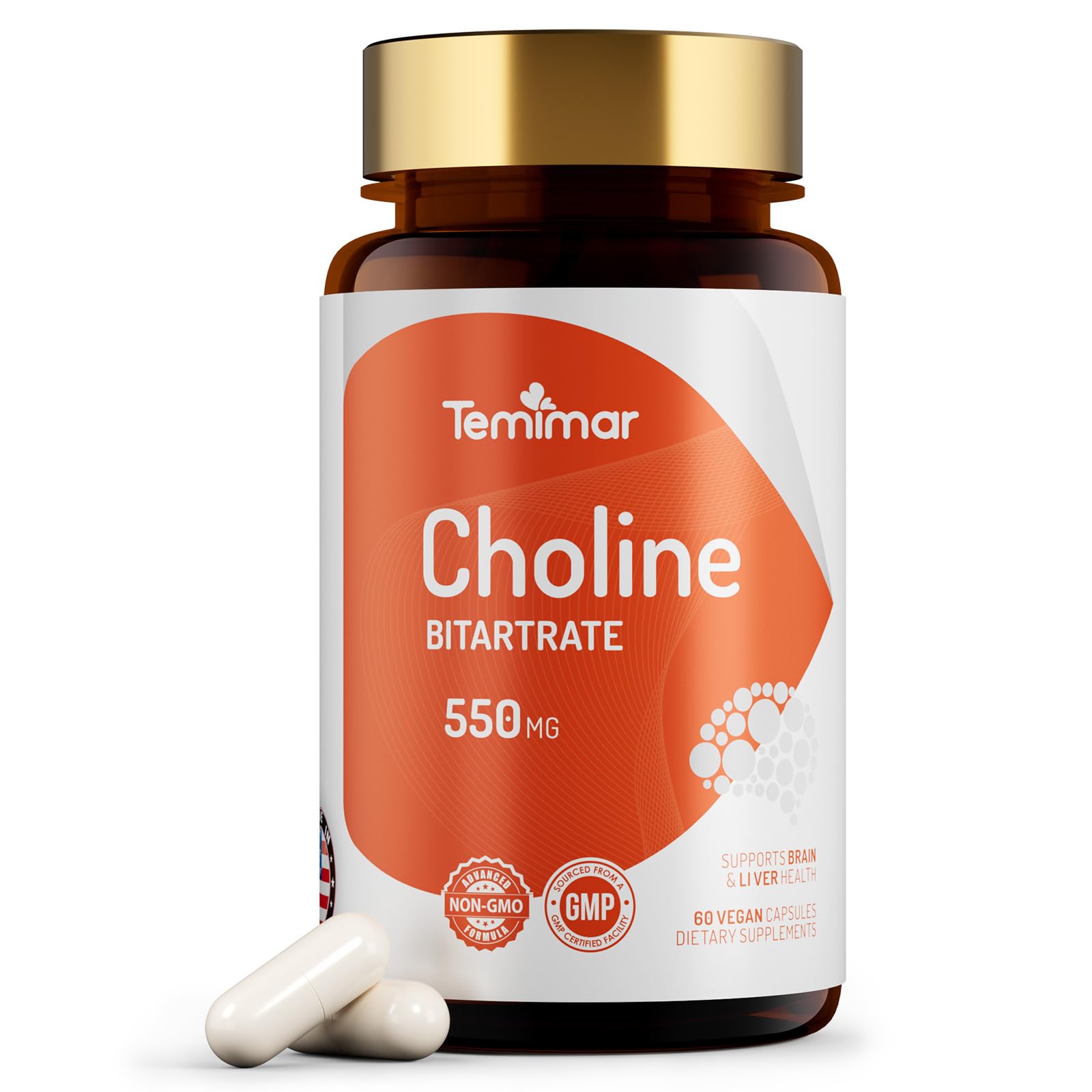 Choline Bitartrate vegan capsules