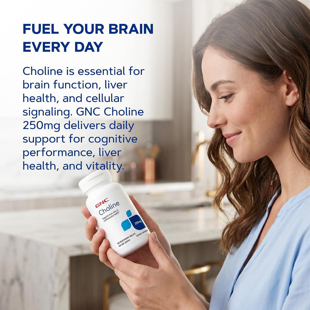 Choline capsules for cognitive function