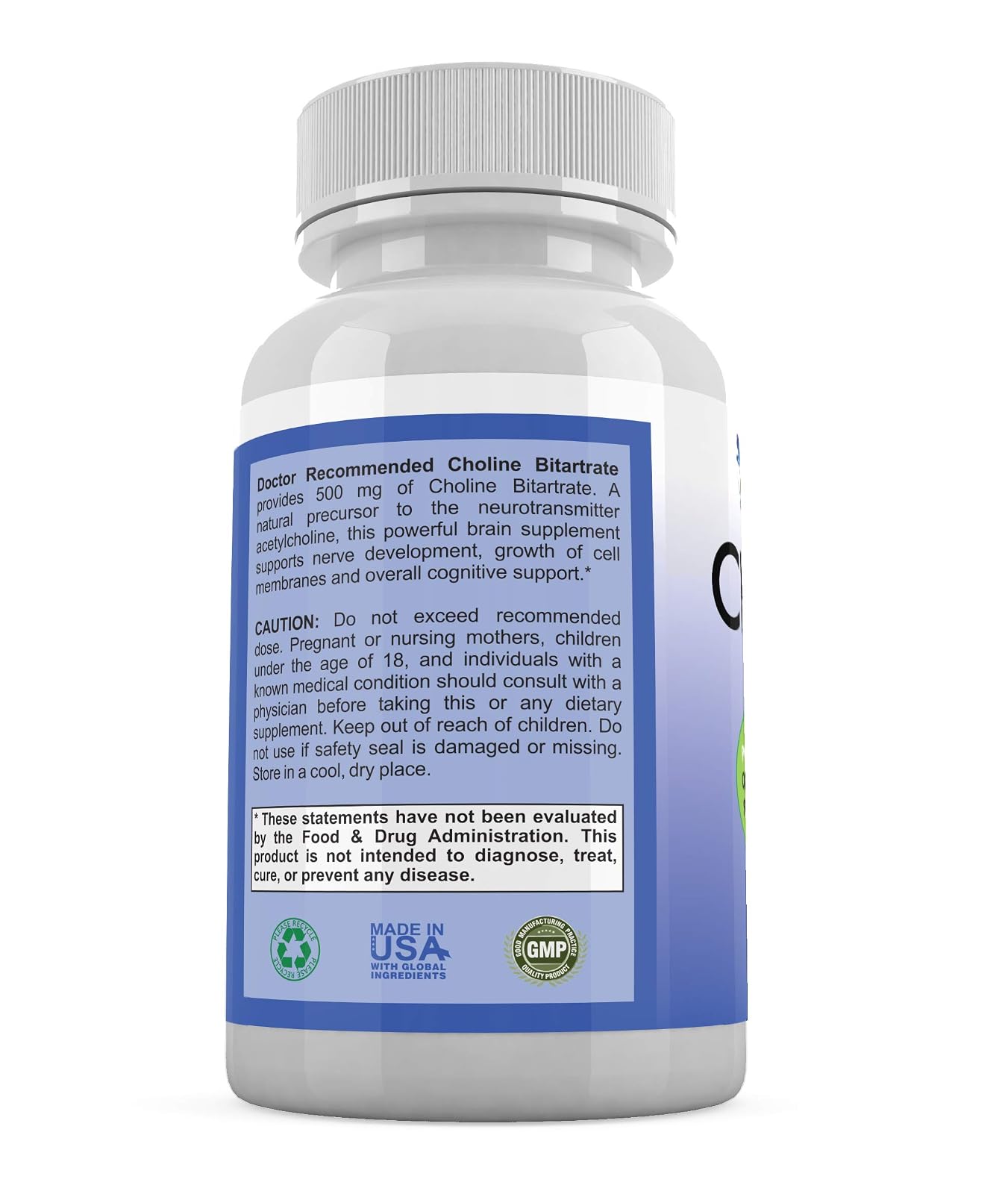 Choline capsules for cognitive support