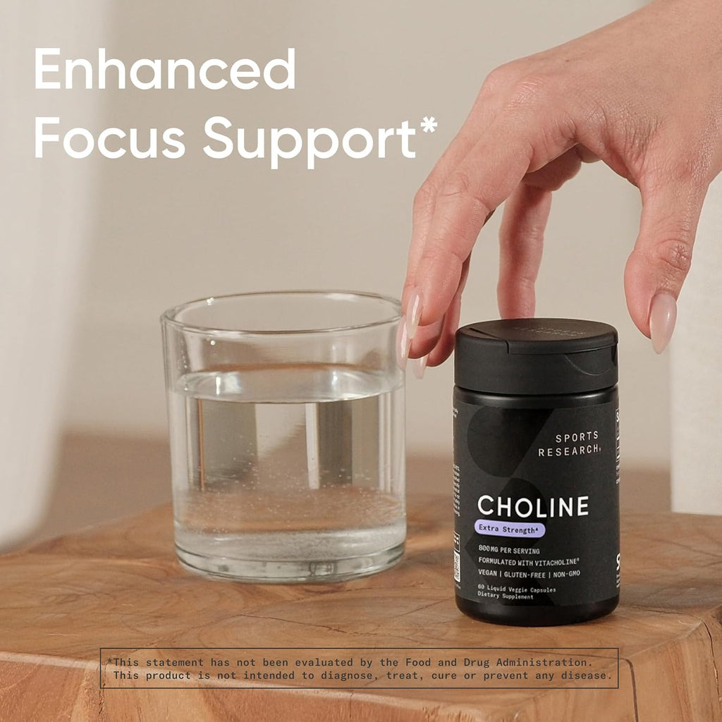 Choline capsules for liver health