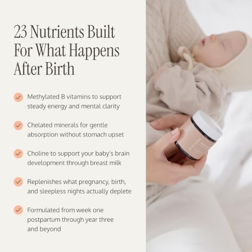 Choline enriched multivitamins for new mothers