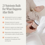 Choline enriched multivitamins for new mothers