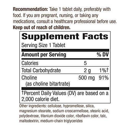 Choline for liver health benefits