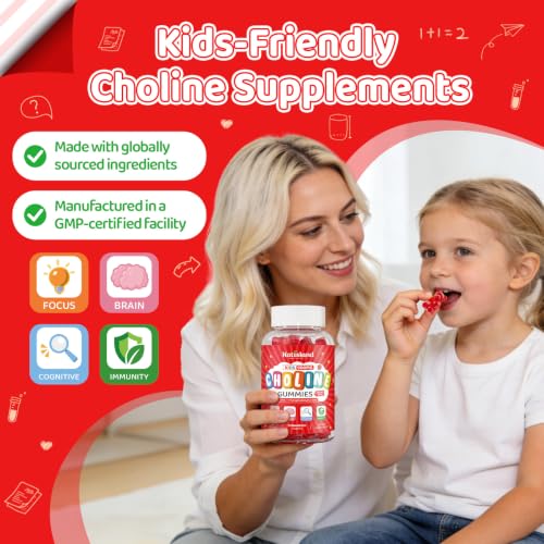 Choline gummies for enhanced energy levels