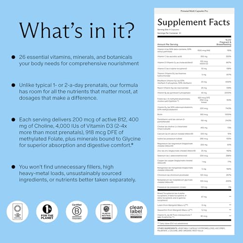 Choline-rich multivitamin for pregnancy