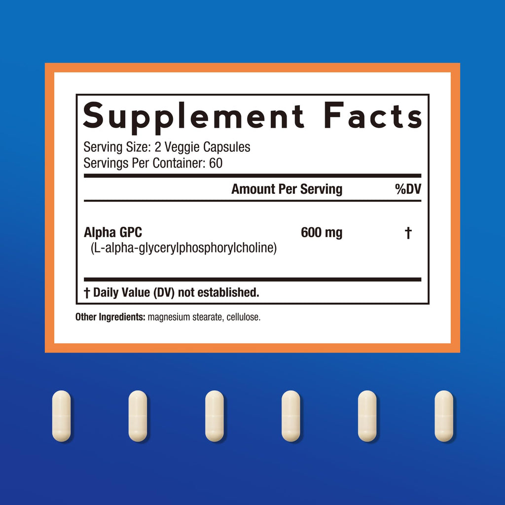 Choline supplement for brain health