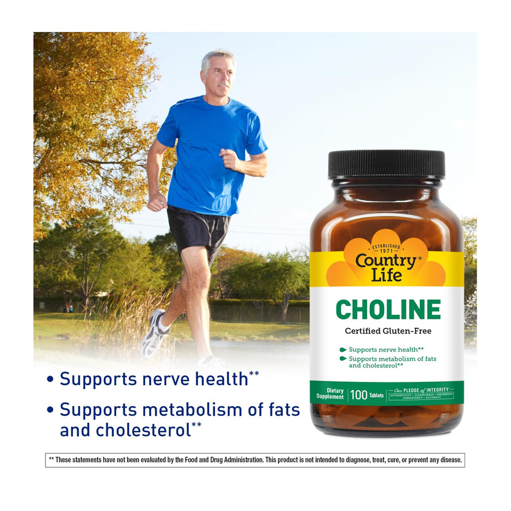 Choline supplement for brain support