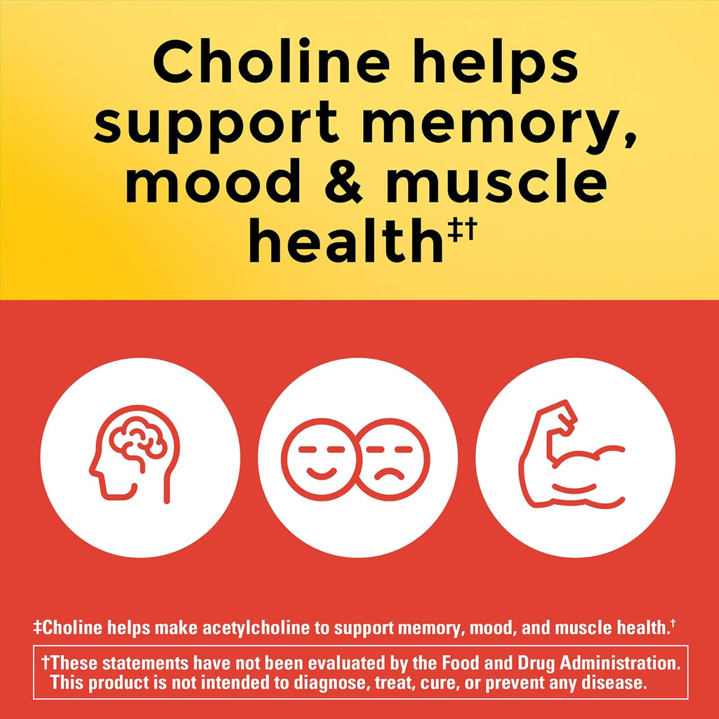 Choline support for liver function