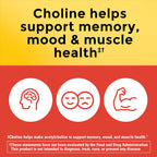 Choline support for liver function