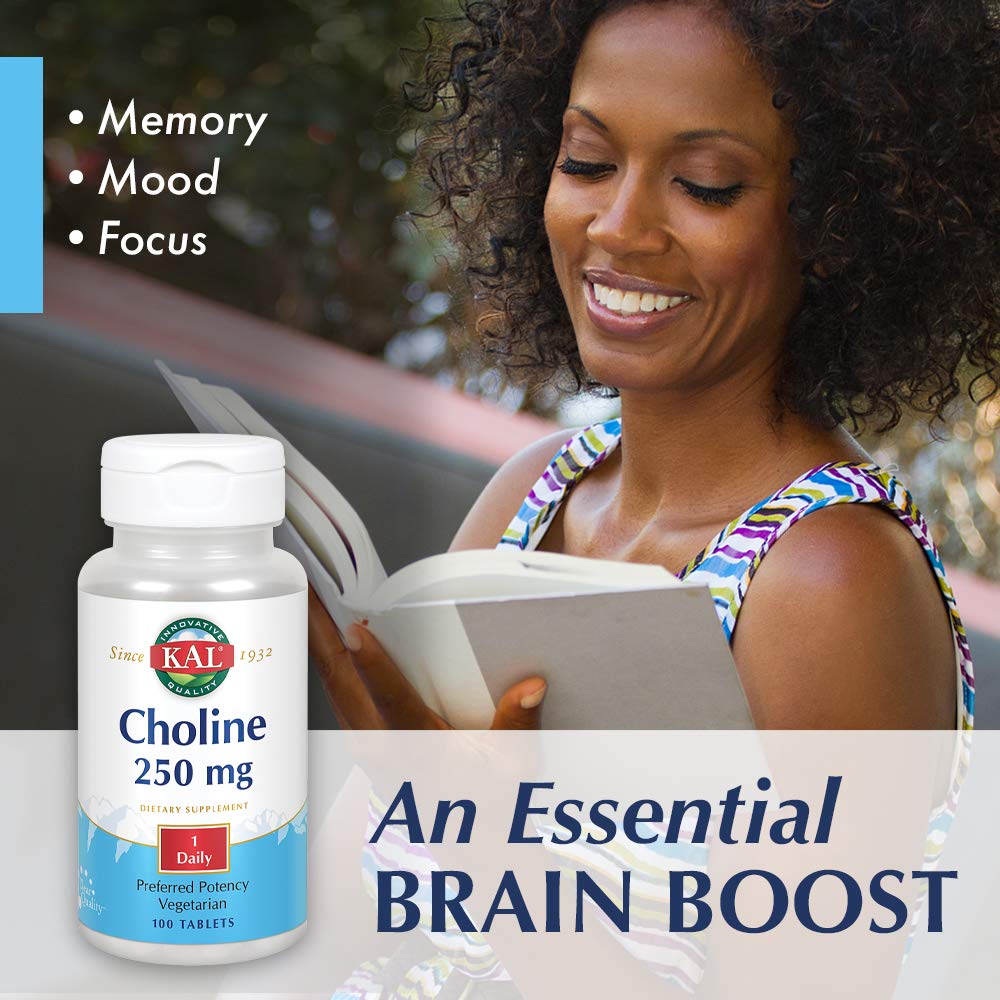 Choline tablets for brain health