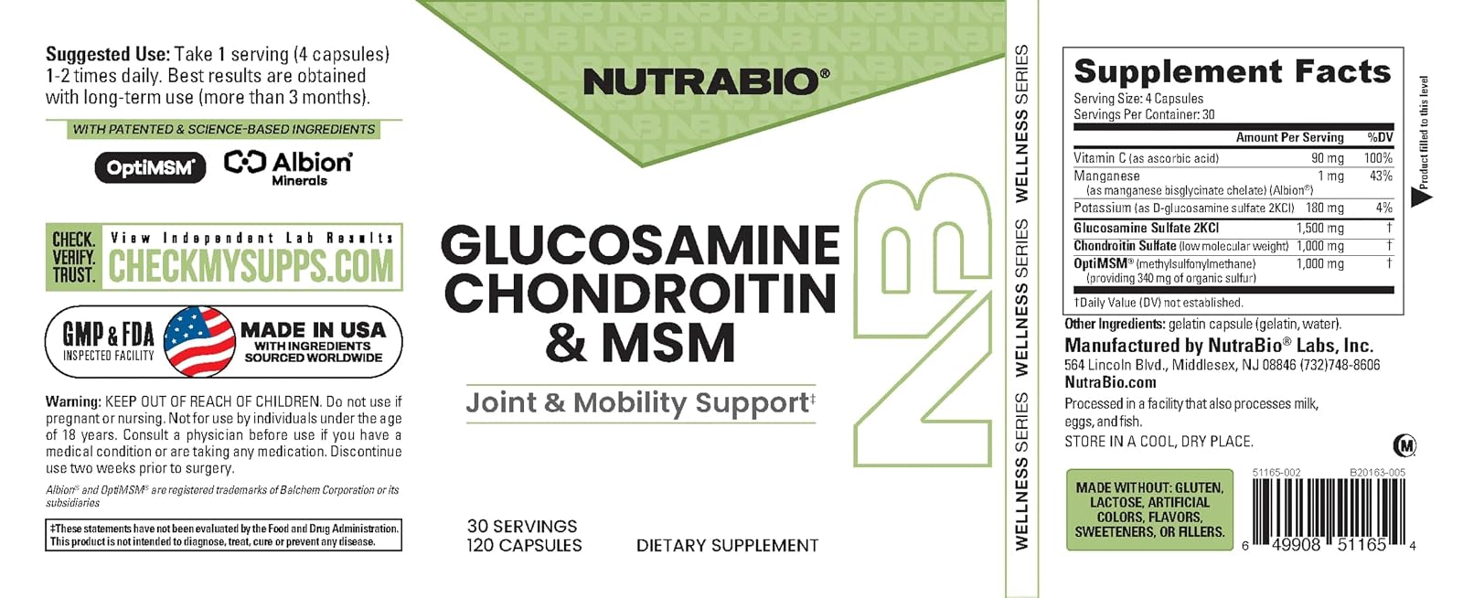 chondroitin and MSM for joint support