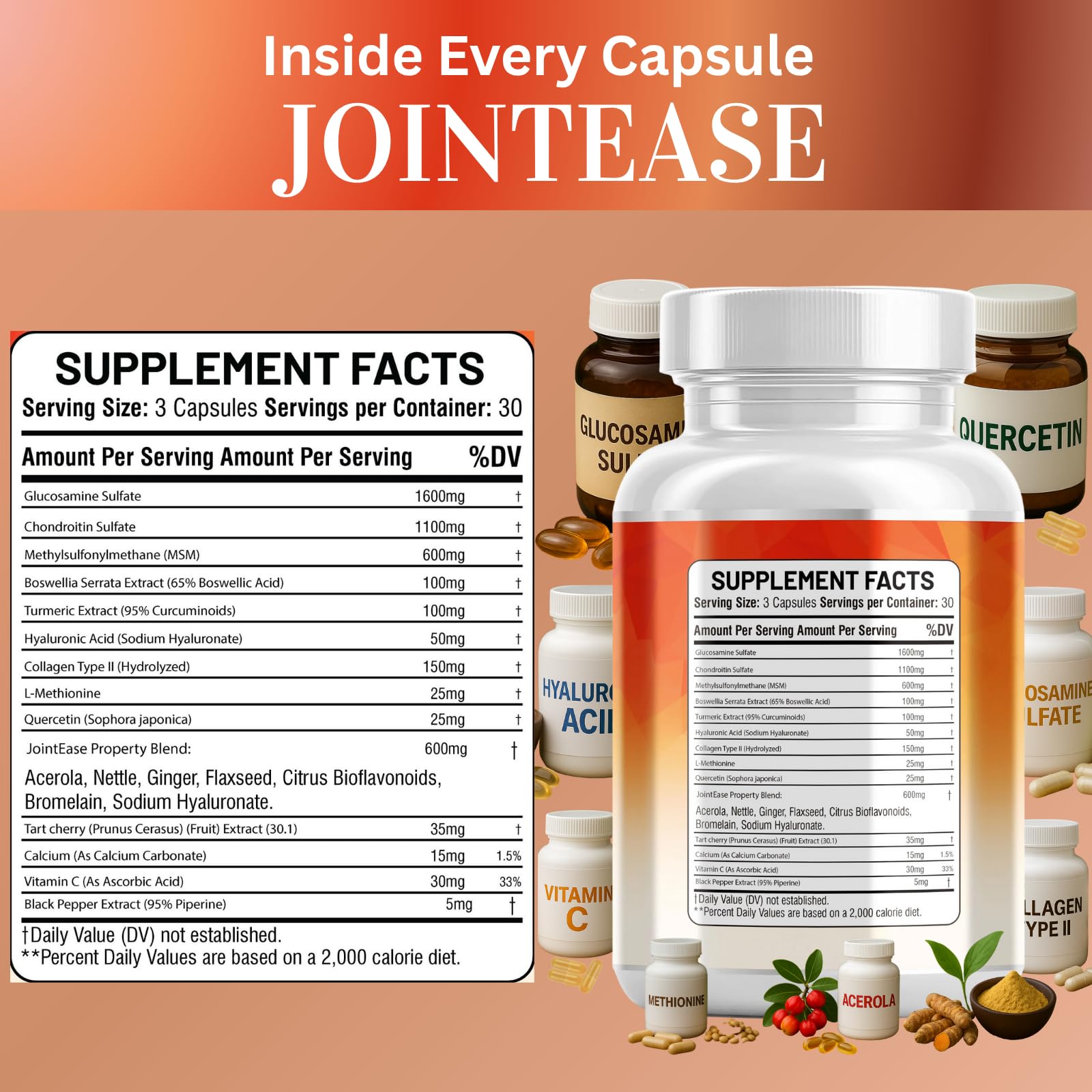 Chondroitin capsules for mobility support