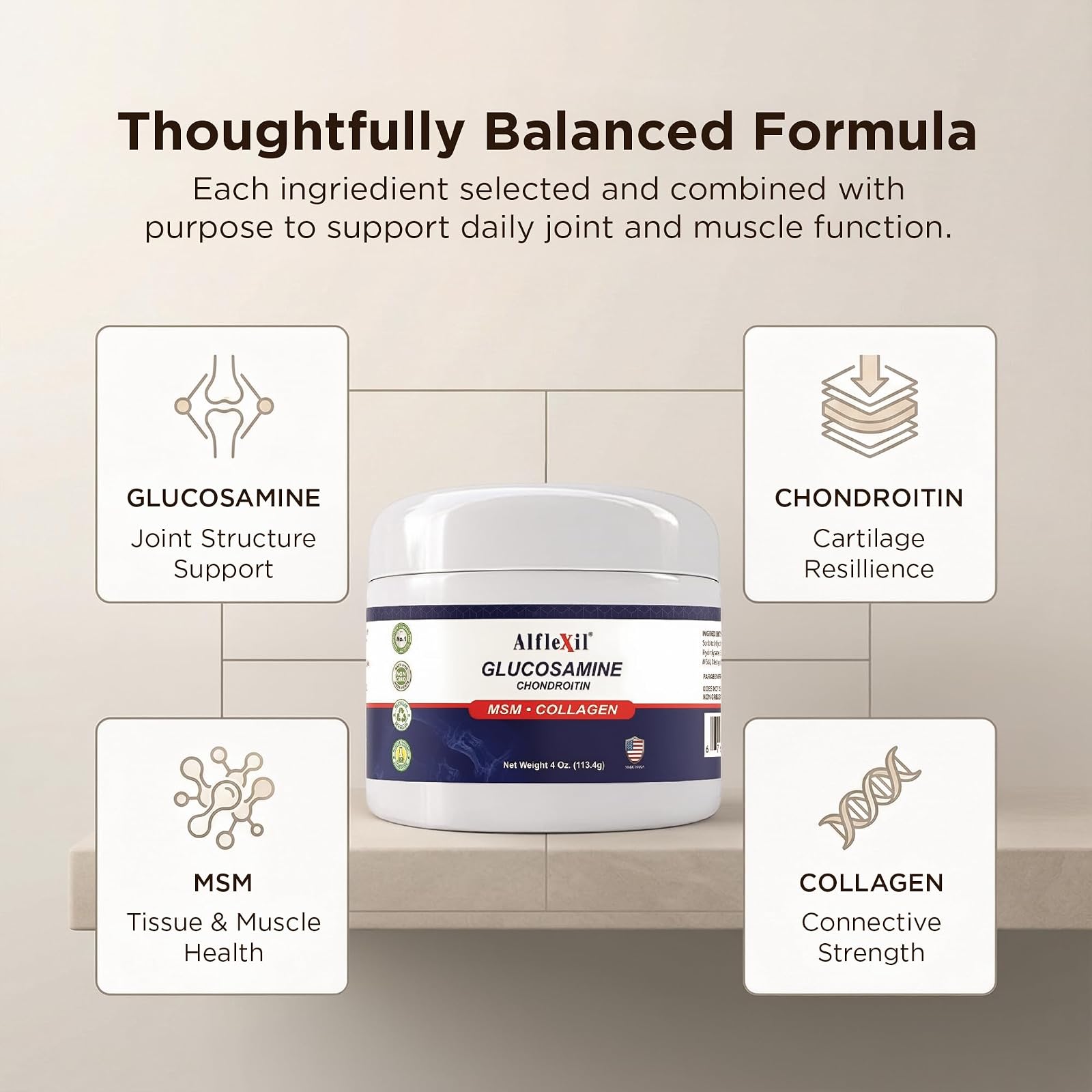 chondroitin cream for muscle support