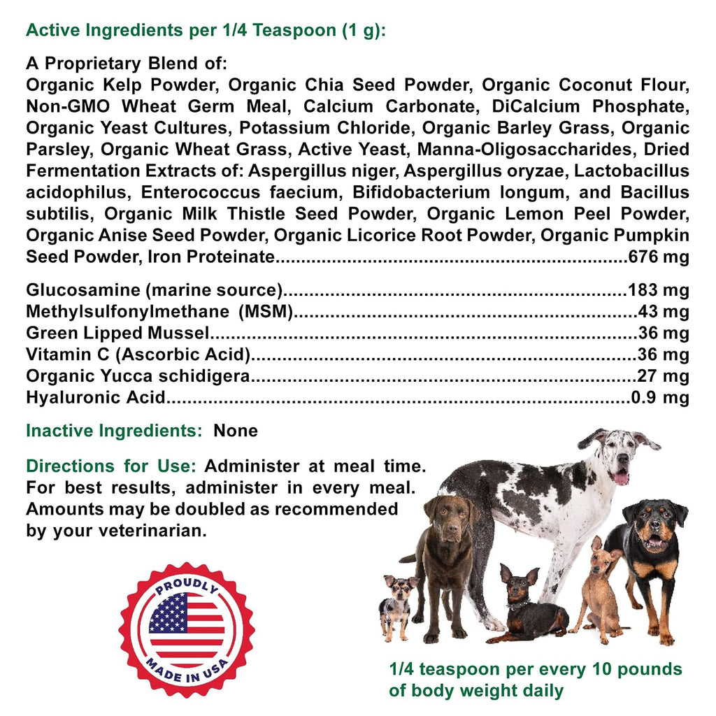 Chondroitin for canine mobility