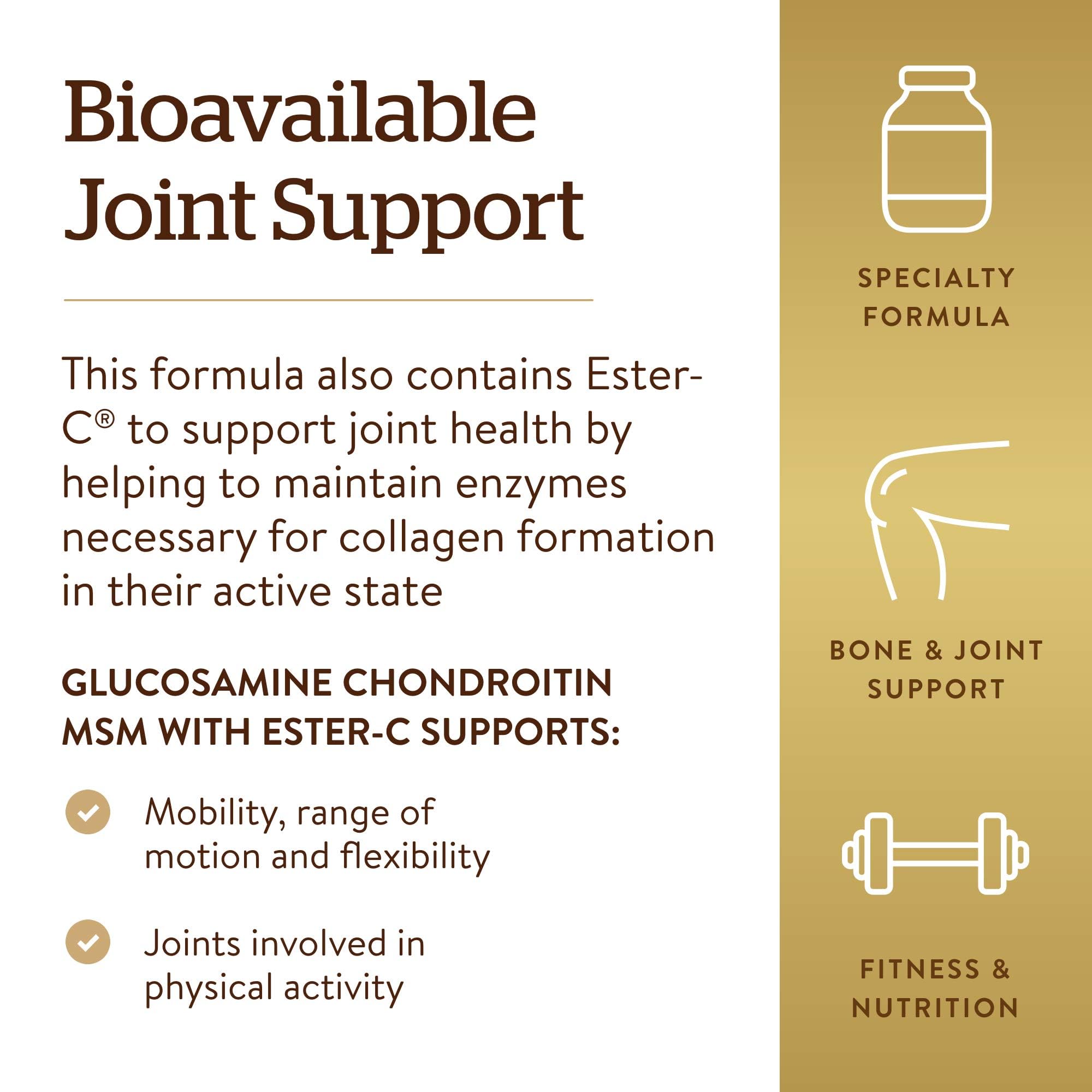 Chondroitin for enhanced joint comfort