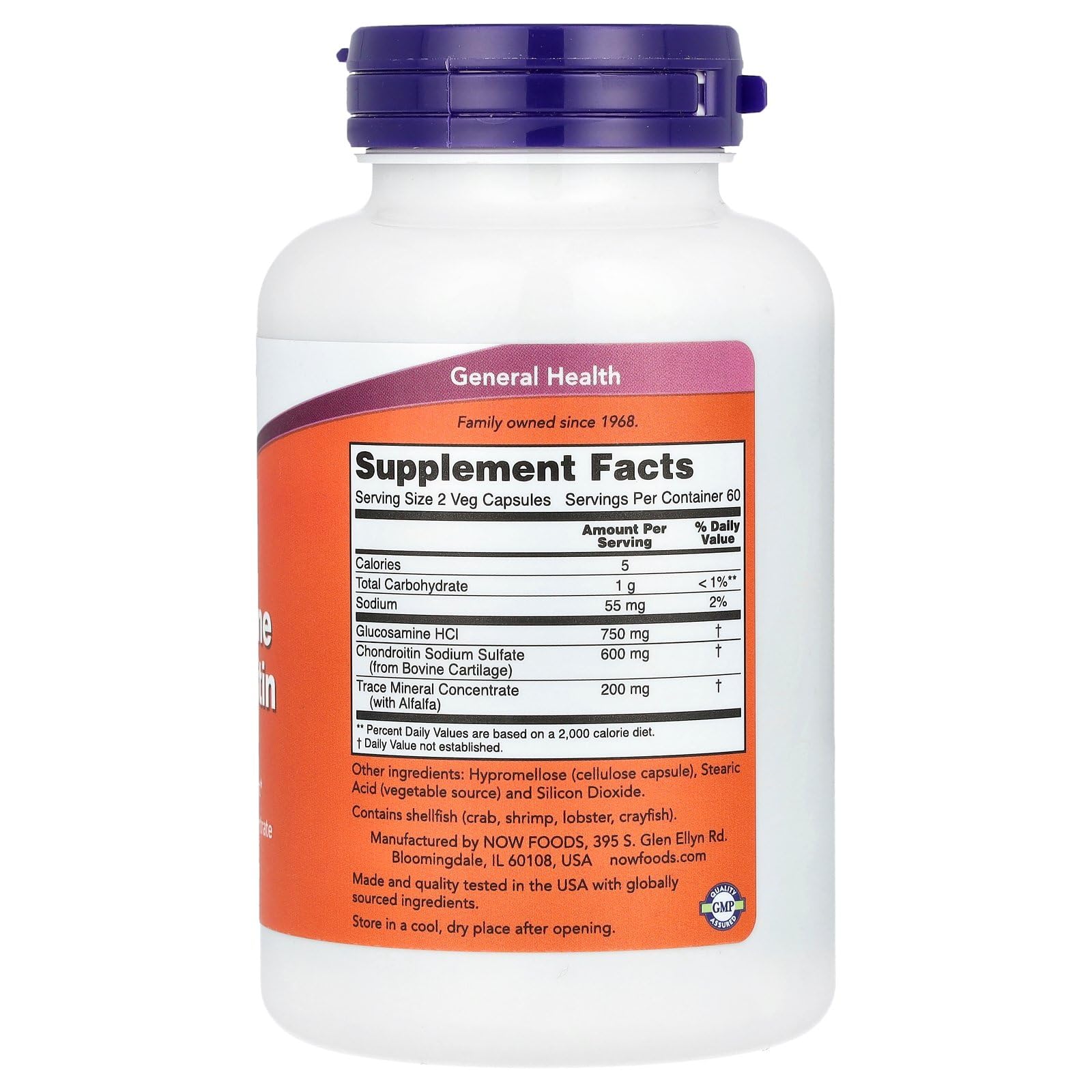 chondroitin for healthy cartilage Now Foods