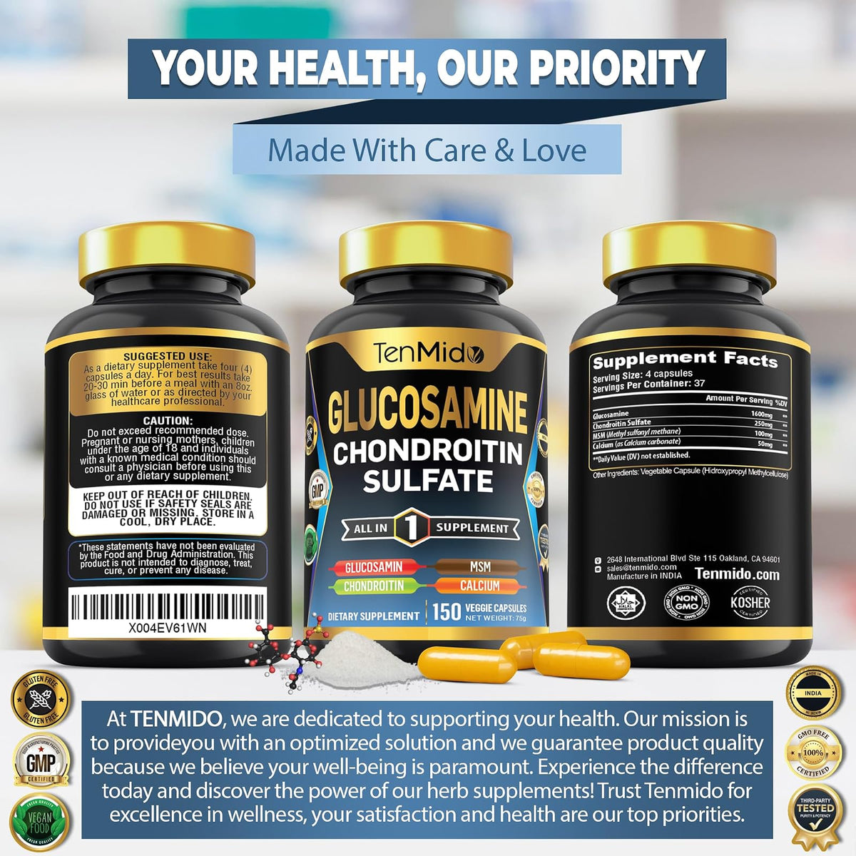 chondroitin for improved joint function