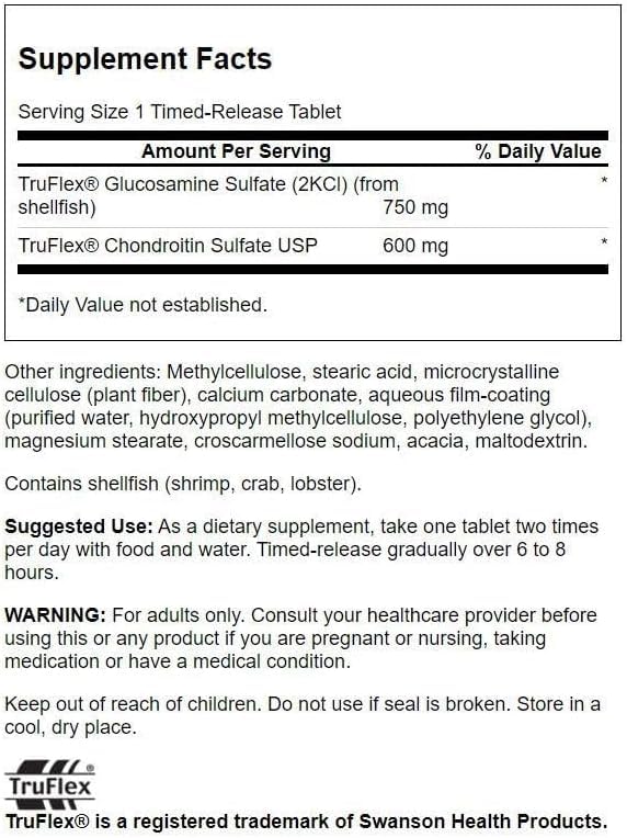 chondroitin for joint flexibility Swanson