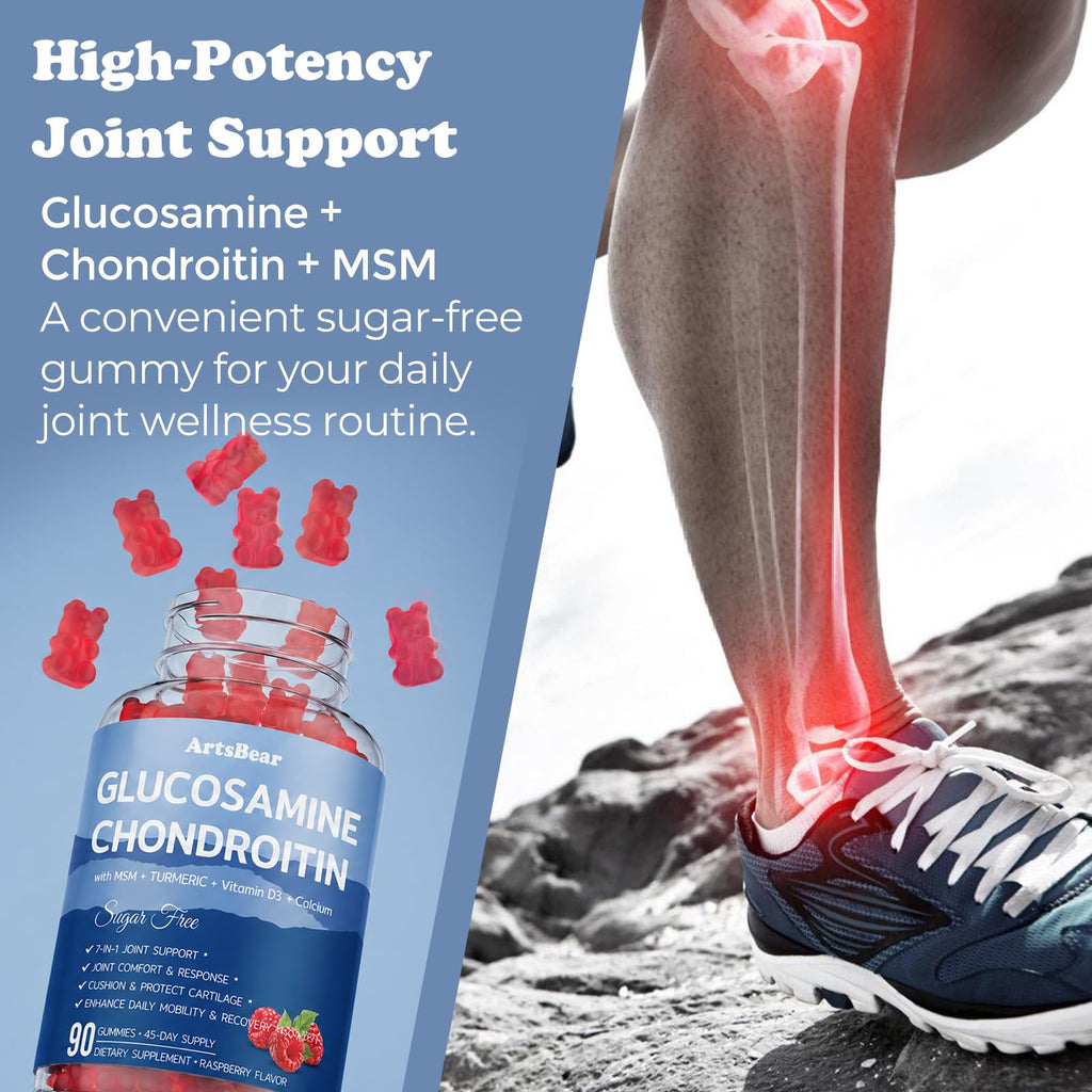 Chondroitin gummies for improved joint flexibility