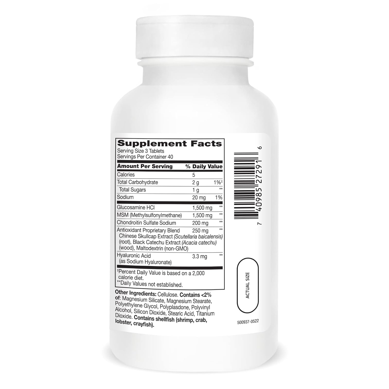 chondroitin supplement for cartilage support