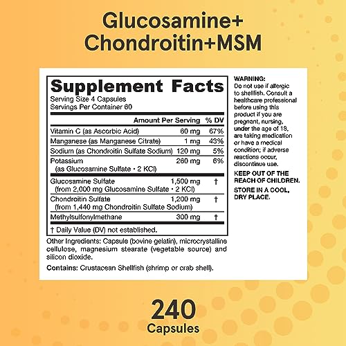 chondroitin supplement for joint health